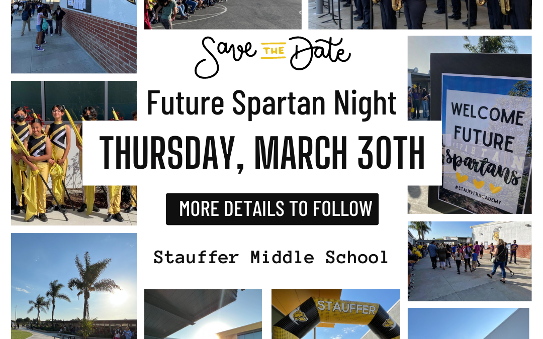 Future Spartan Night | March 30, 2023 | Stauffer Middle School