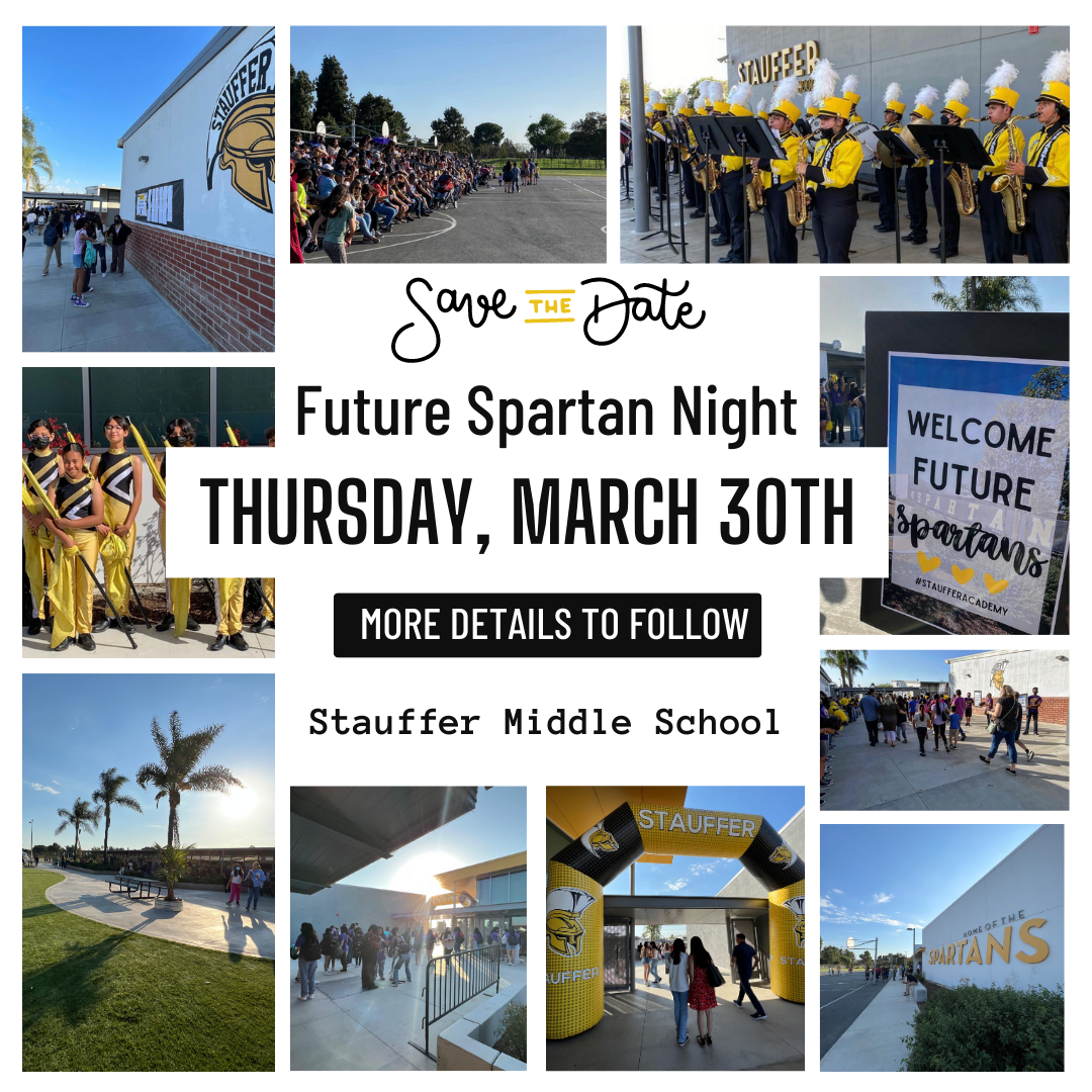 Future Spartan Night | March 30, 2023 | Stauffer Middle School