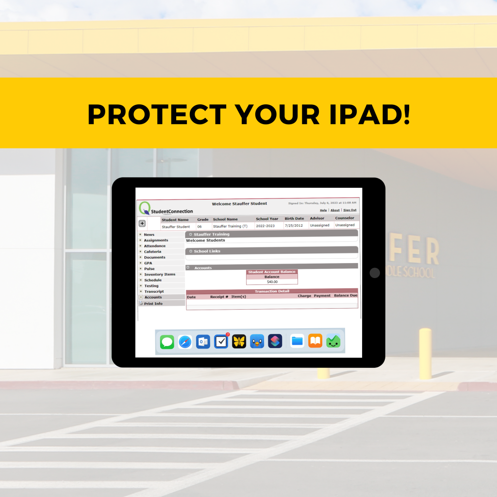 Protect your ipad! | Stauffer Middle School