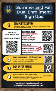 Fall 2025 Dual Enrollment | Warren High School